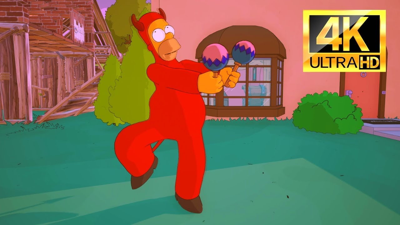 Fortnite - Evil Homer (Boss) vs Superman & The Weeknd Combat - 4K Ultra ...