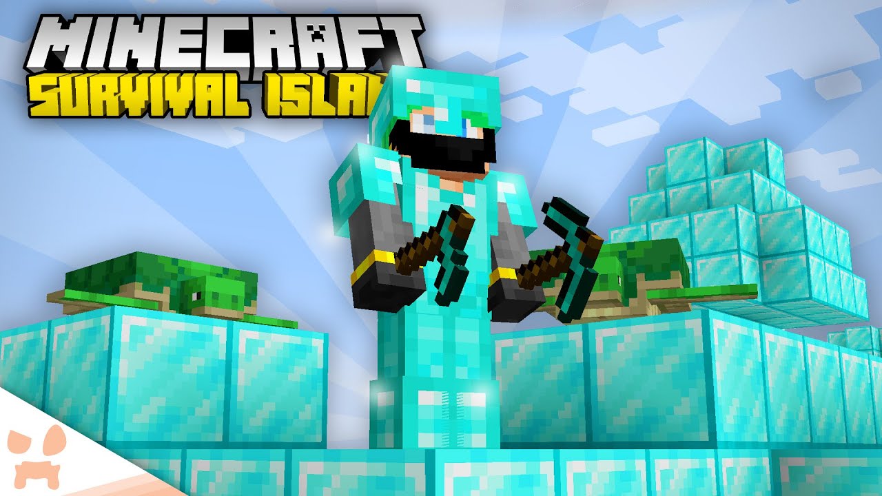 DIAMOND ISLAND! - 100 Days, 1 Island (#2) - YouTube