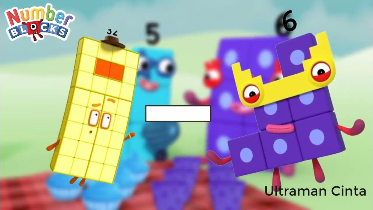 NUMBERBLOCKS COUNTING BIG NUMBERS - 2 3 4 ADDITIONS WITH FANMADE NUMBERBLOCKS FunLaughLearn ...