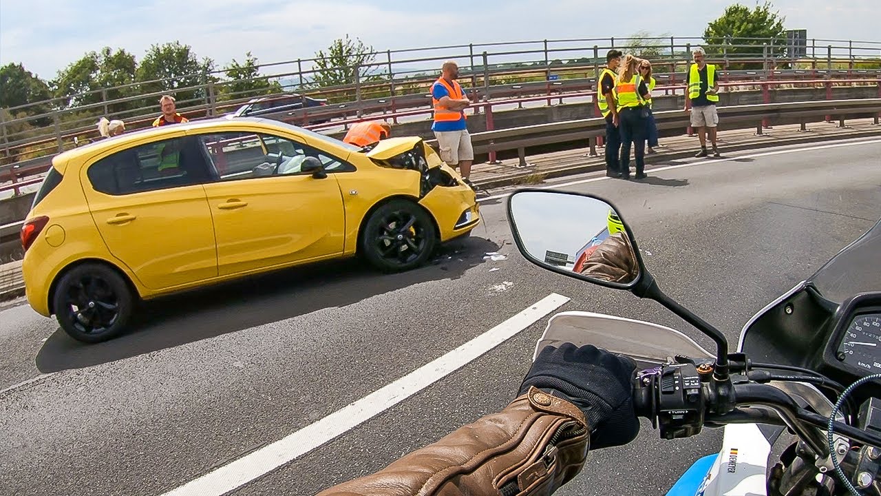 Ending Motorcycle Journey on The German Autobahn.. (700km Ride Honda ...