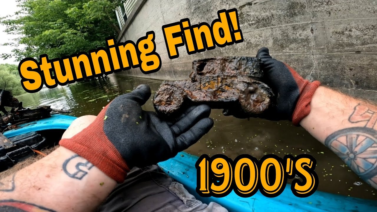 Multiple Stunning 1900's Discoveries Found Magnet Fishing - YouTube