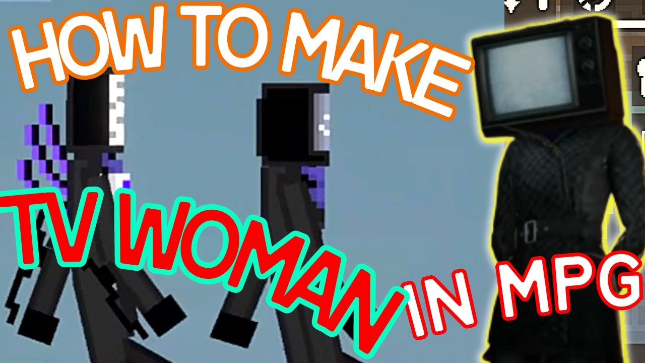 HOW to make TV woman | Melon Playground | Melon Sandbox - YouTube