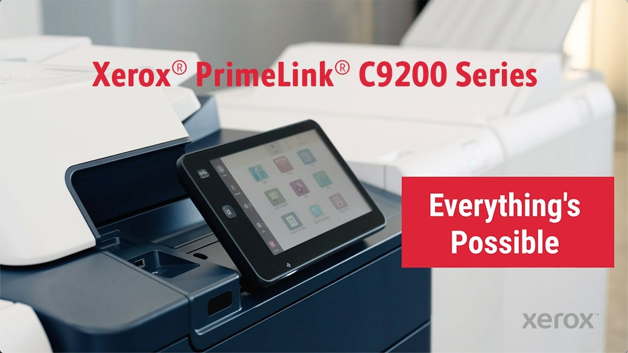 Everything is possible with the Xerox PrimeLink C9200 Series Printer ...