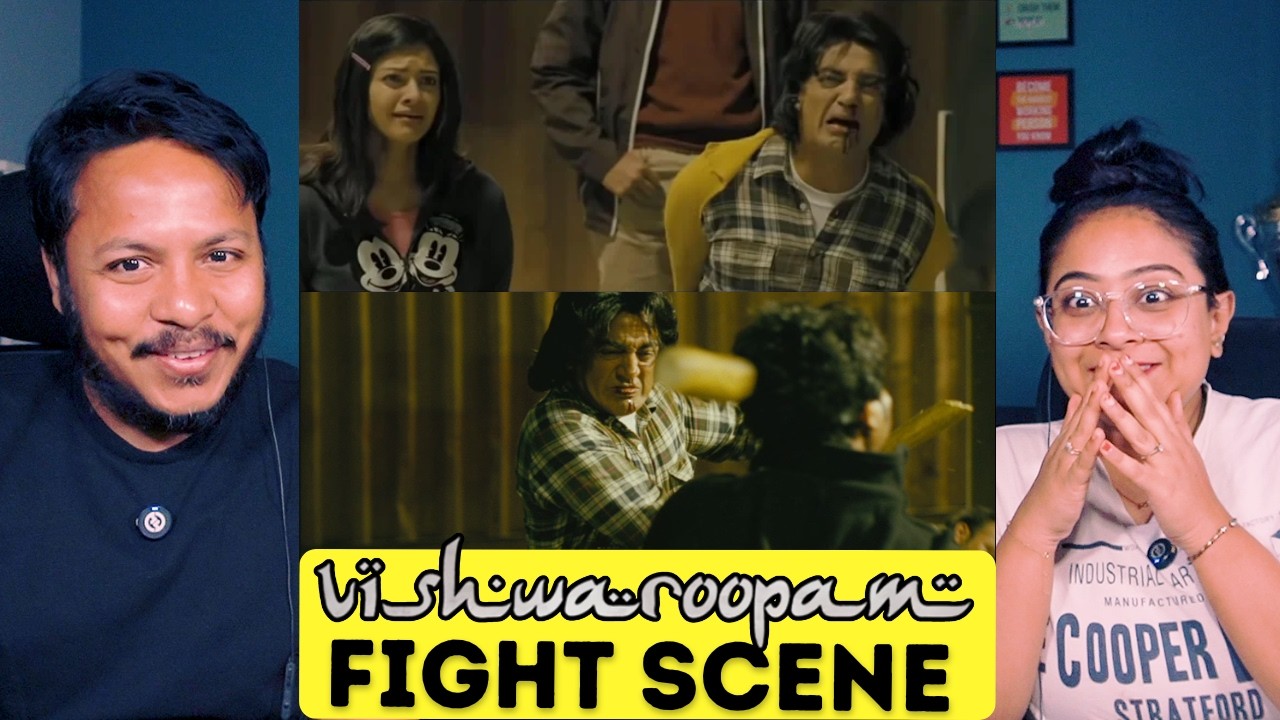 Vishwaroopam FIGHT Scene REACTION | Tamil Movie Reaction | Part 2 - YouTube
