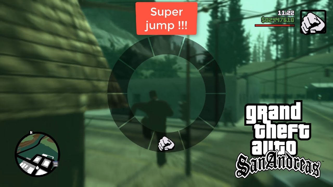 SUPER JUMP !!! GRAND THEFT AUTO SAN ANDREAS - YouTube