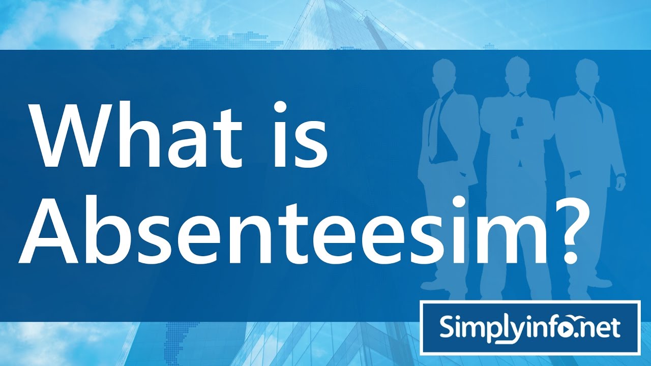 What is Absenteeism | What is Absent | What is Absence | HRM Terms ...