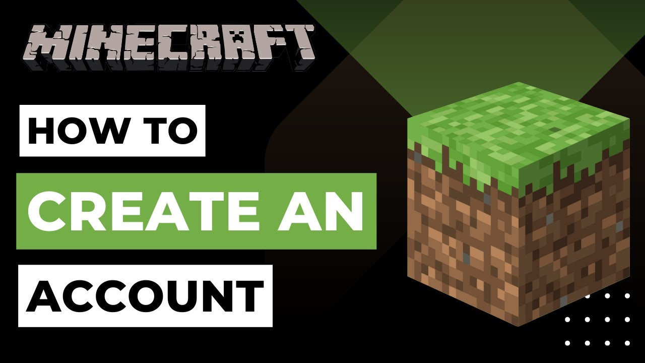 How to Create a Minecraft Account | 2023 - YouTube