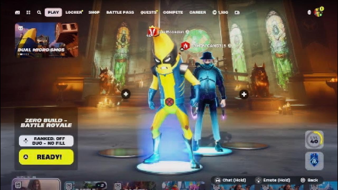 Fortnite marvel mythic's only - YouTube