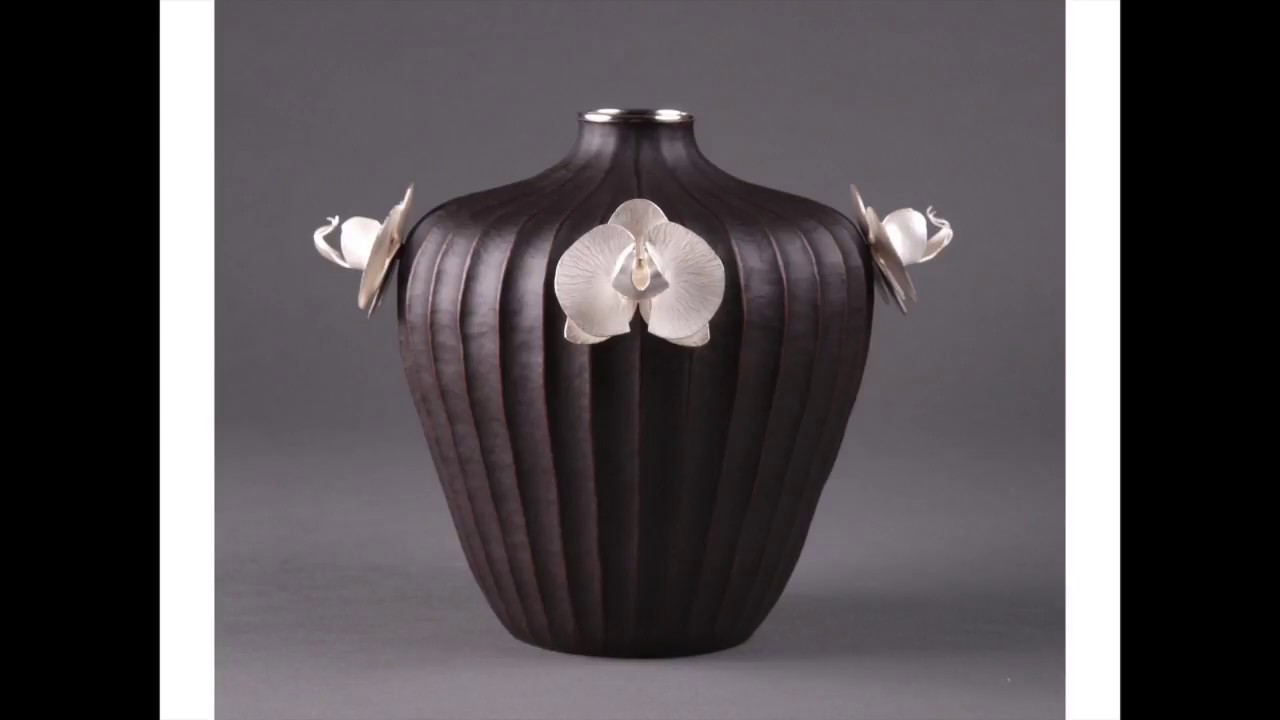 Hand Hammered Copper And Silver Luke Marshall Vase - YouTube