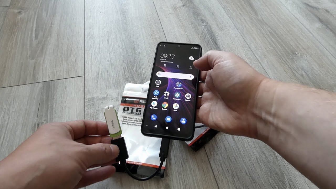 Переходник Real El USB OTG Type C 0 1 м Black (EL123500030) - YouTube