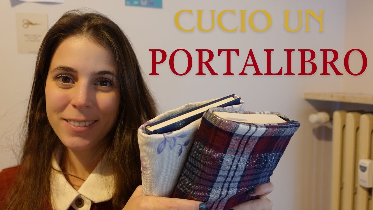 Idea regalo: cucio una custodia per libri - YouTube