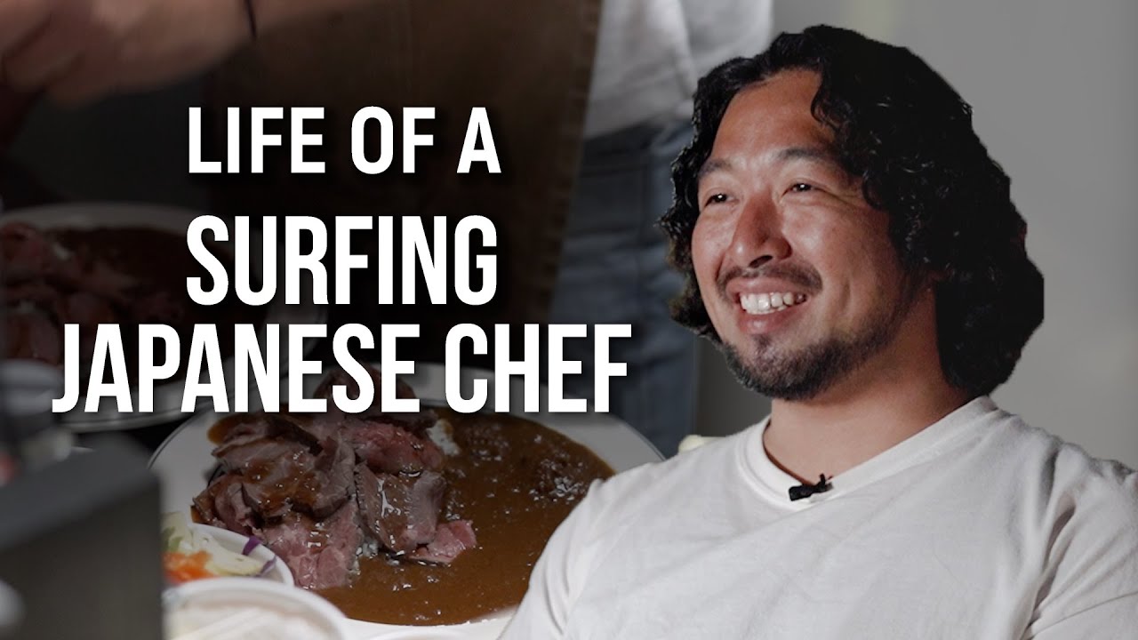 Life of a Surfing Japanese Chef - YouTube
