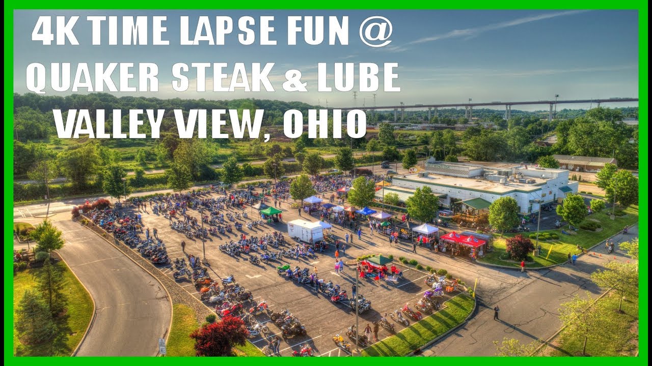 4K Time Lapse fun @ Quaker Steak Bike Night - Valley View, Ohio - YouTube