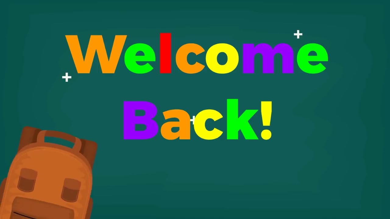 Welcome Back Ecard