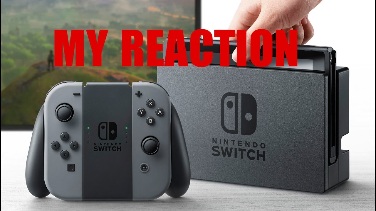 Nintendo Switch REACTION - YouTube