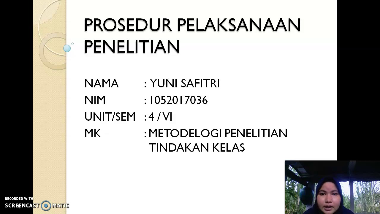 Prosedur Pelaksanaan Penelitian, yuni safitri, tugas dari ibu JELITA ...