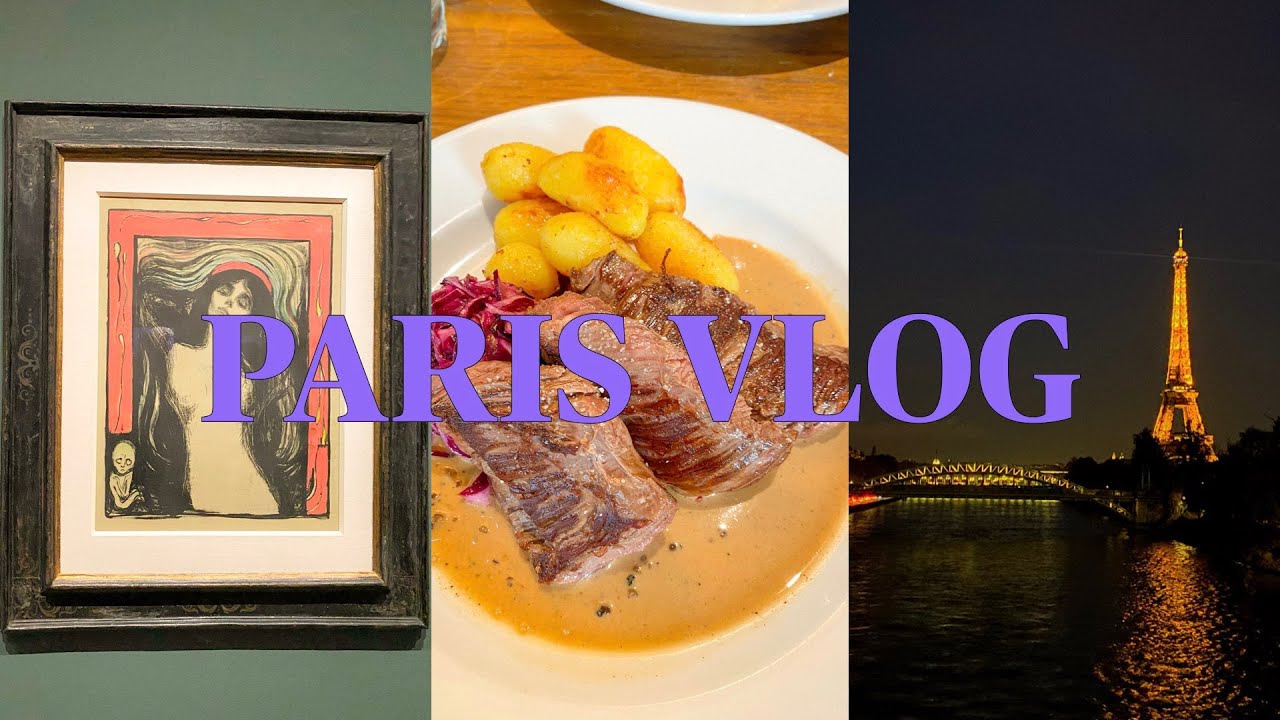 Eng 위클리 파리 브이로그 🇫🇷⎮오르세 뭉크 특별전🙀 바쁘게 먹방 가득한 2주 일상 해산물 마레3537 오케스트라⎮파리직장인브이로그 파리일상22년 10월 2