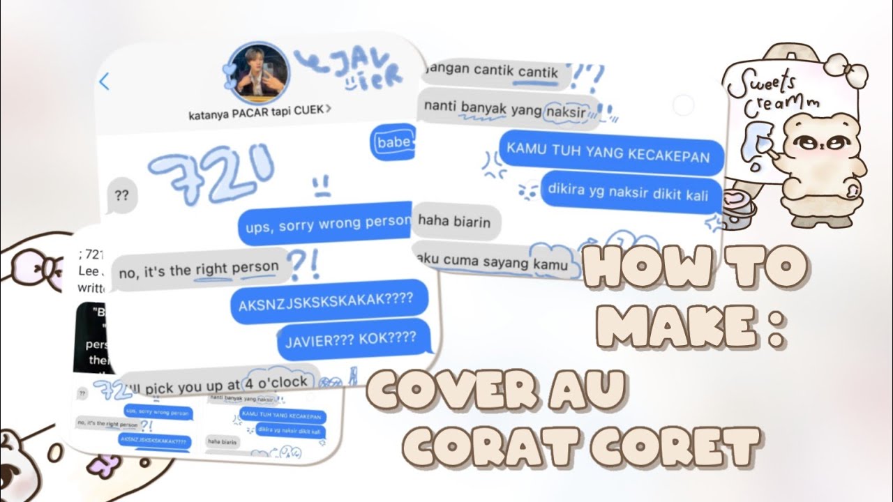 Cover AU Coret Coret | How to make this edit - YouTube