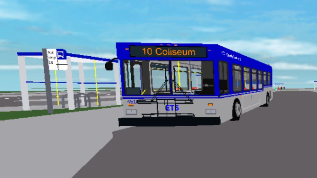 Roblox Edmonton Transit Service D40lf doing route 10 Coliseum - YouTube