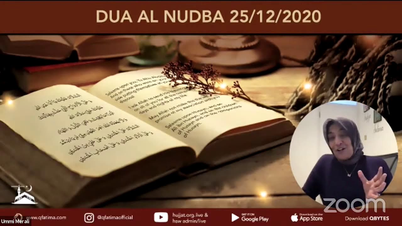 Zakira Ummul Banin merali- Dua-e-Nudba 25 December 2020 - YouTube