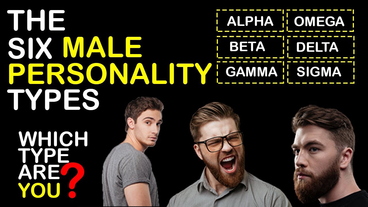 THE 6 MALE PERSONALITY TYPES - WHICH TYPE ARE YOU? - YouTube