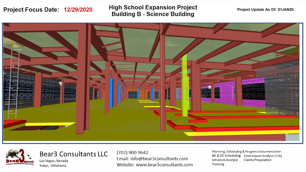 High School Expansion Building B as of 01JAN20 - YouTube