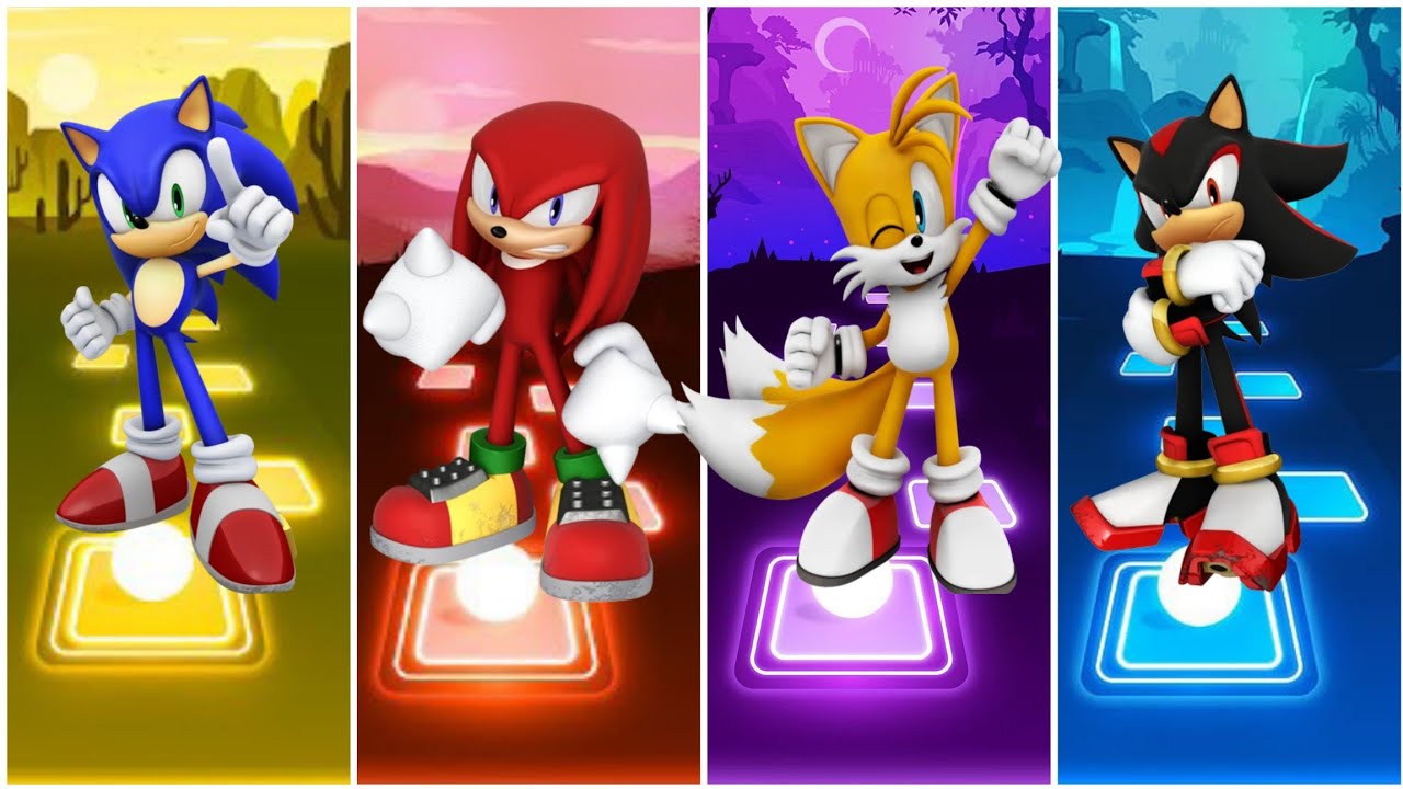 Sonic Werehog Tiles Hop | Shadow Sonic 🔴 Sonic Hedgehog 🔴 Dark Sonic 🔴 ...