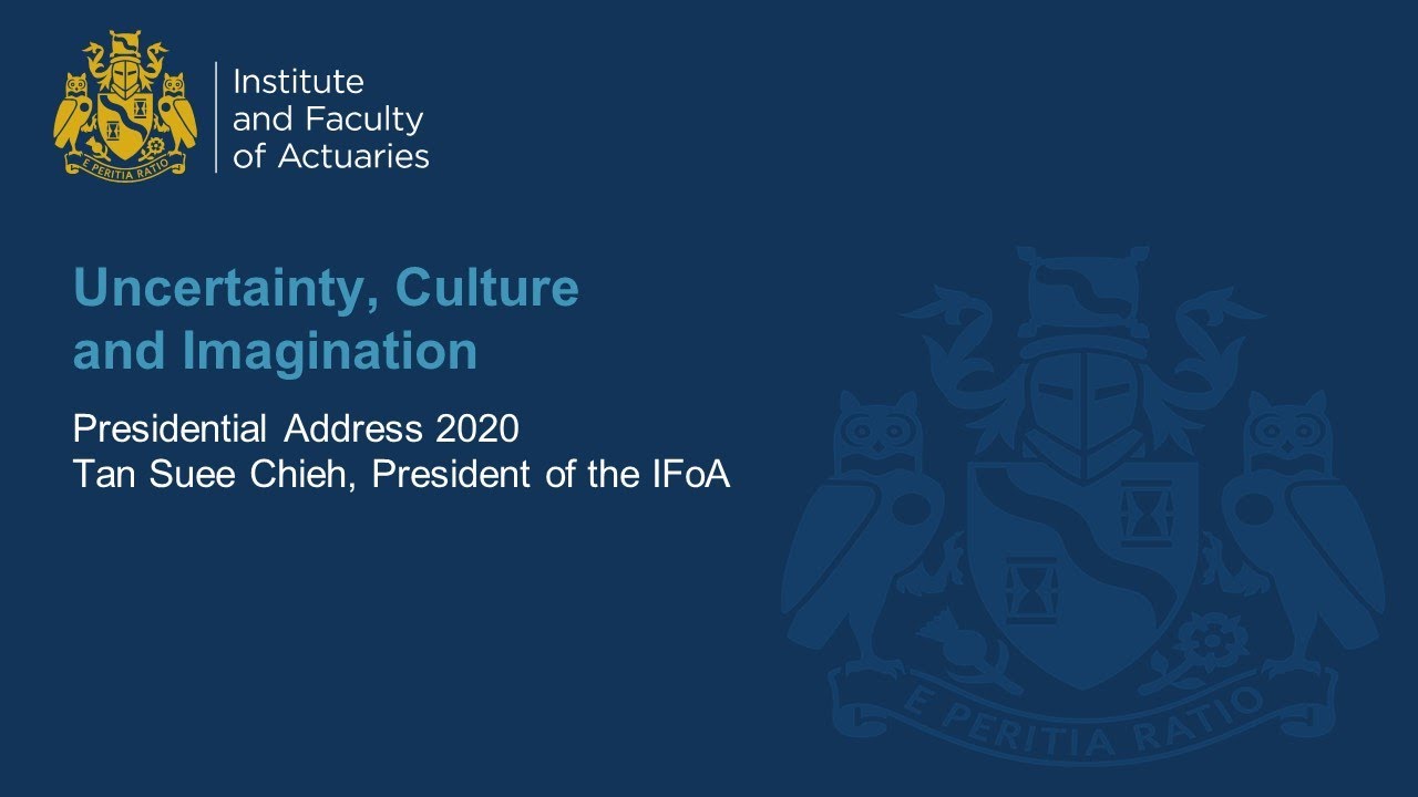 IFoA Presidential Address 2020 - YouTube