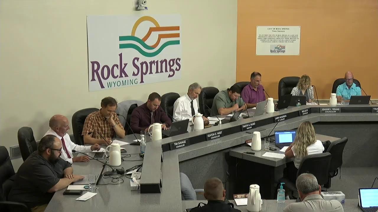 City of Rock Springs Council Meeting September 6, 2022 - YouTube