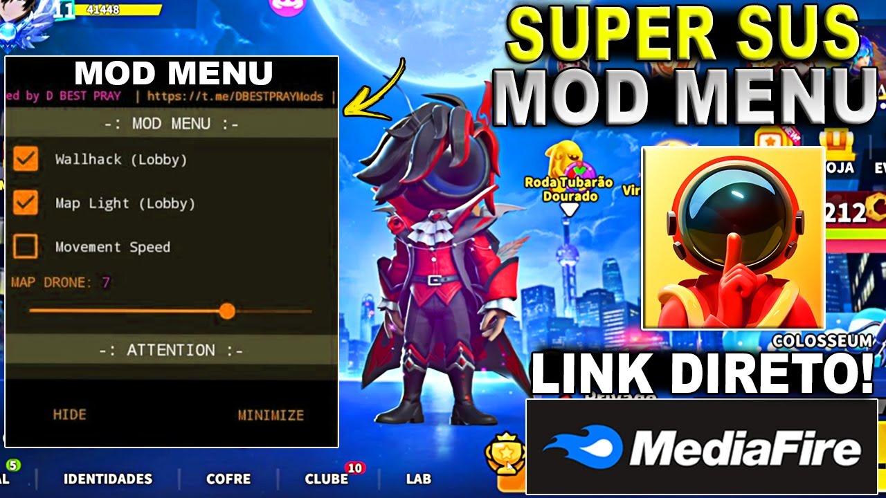 SUPER SUS MOD MENU ATUALIZADO!! SUPER SUS ANDROID SUPER SUS ATUALIZADO ...