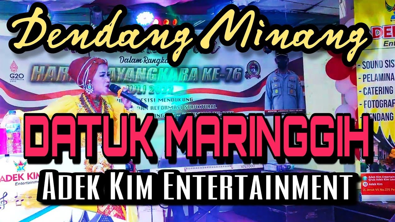Dendang Minang || Datuk Maringgih || Adek Kim Entertainment || Lagu ...