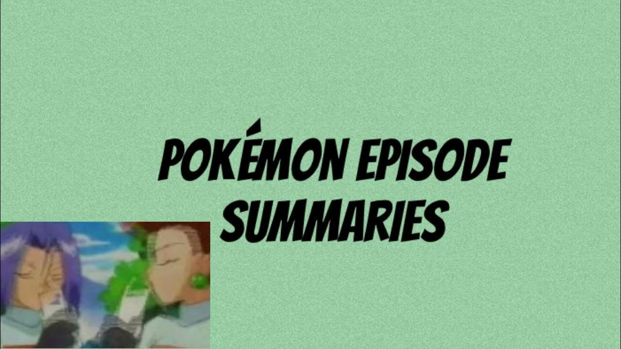 Pokémon anime episode summaries episode 232 - YouTube