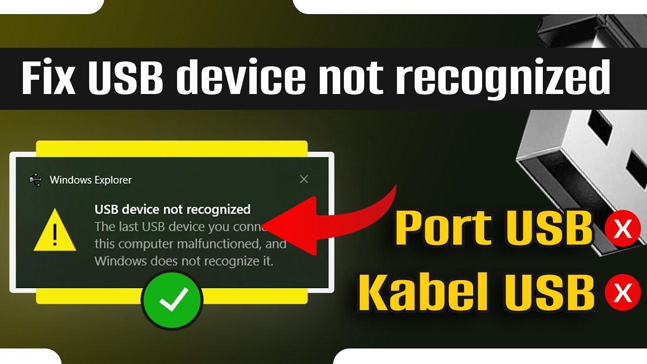 Solusi USB Device Not Recognized di Windows 11/10, Ini Langkahnya ...