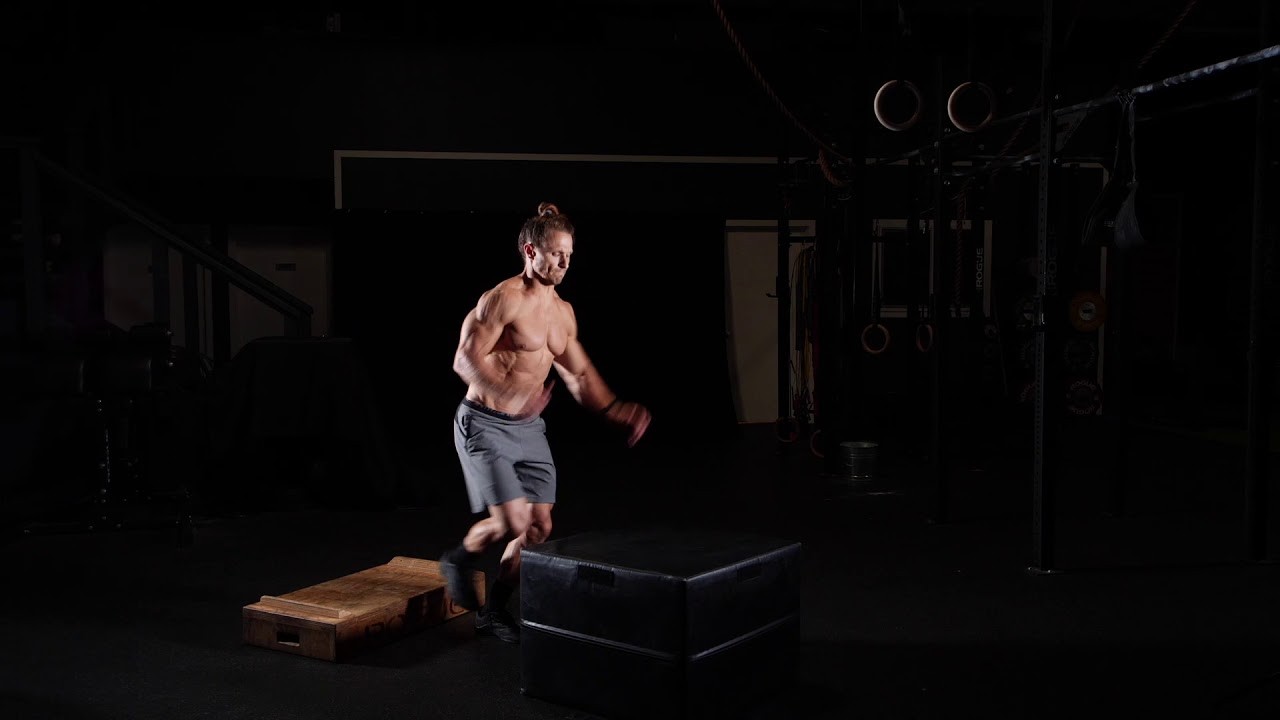 Single Leg Depth Box Jump - YouTube