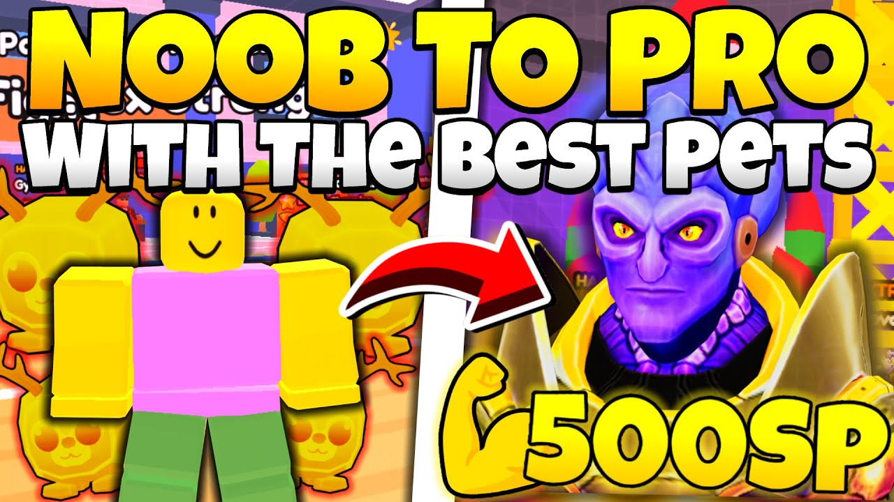 Noob To Pro But With The Best Pet [Arm Wrestling Simulator] - YouTube