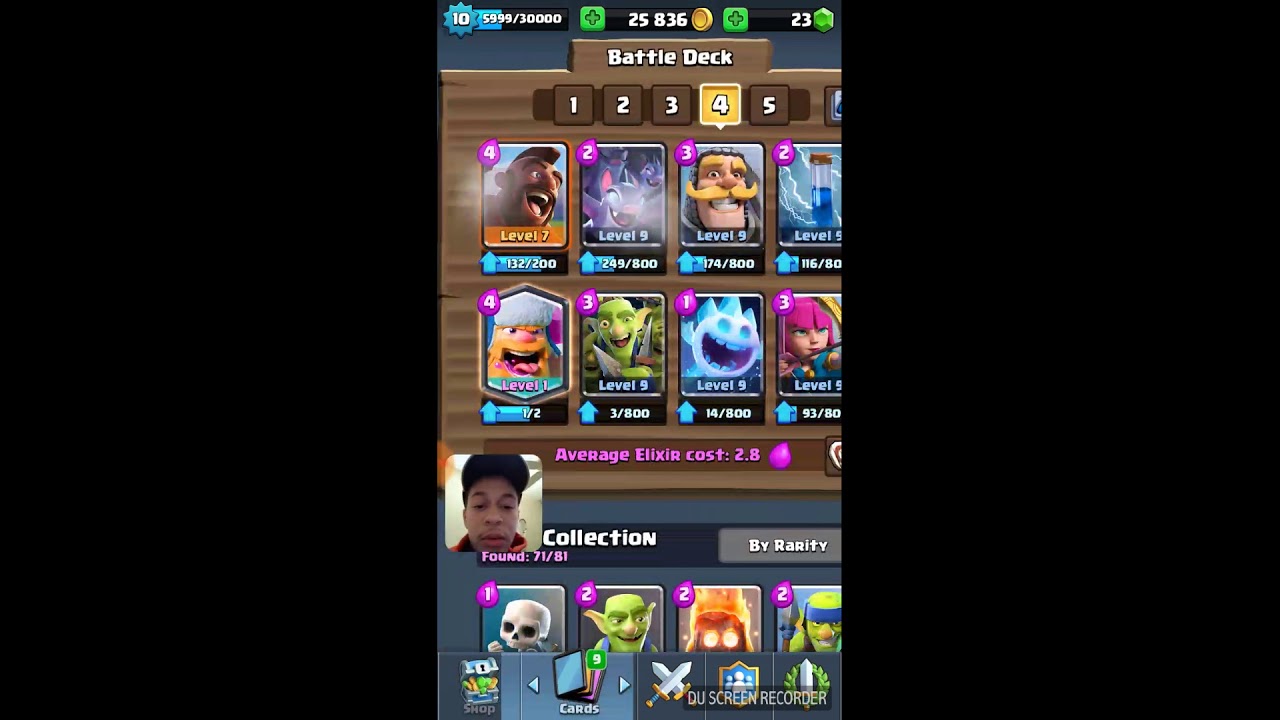 LUMBERJACK Fast cycle deck Clash Royale - YouTube