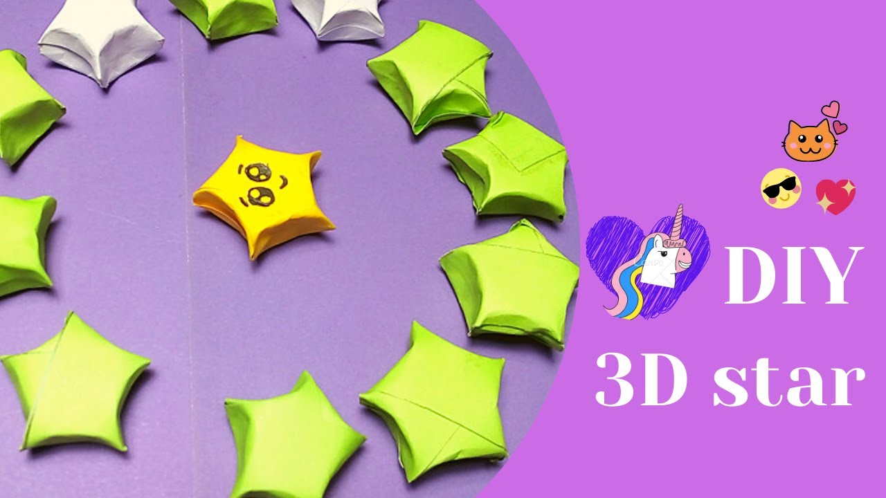 3D Star How To Make 3D Star With Paper Origami 3D Star Tutorial 3d-star-how-to-make-3d-star-with-paper-origami-3d-star-tutorial