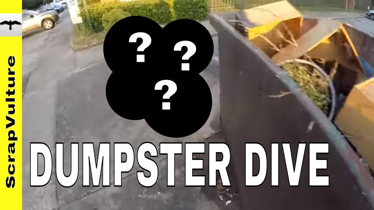 THAT WAS IN THE GARBAGE? - REAL TIME REALITY DUMPSTER DIVING - YouTube