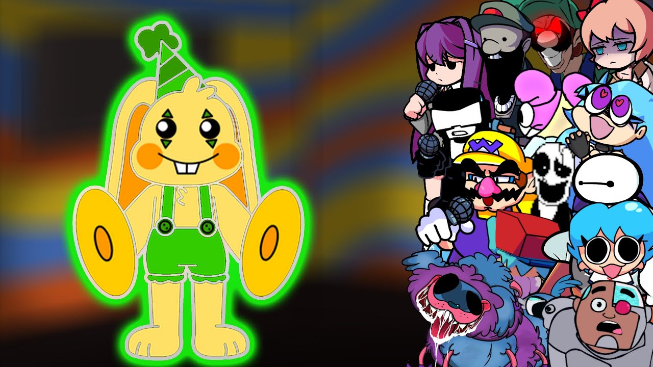 FNF Musical Memory(Vs Bunzo Bunny Fat) But Different Characters Sing It ...