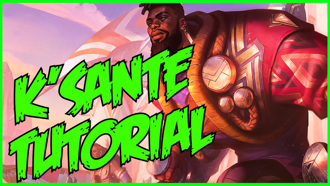 TUDO SOBRE O NOVO CAMPEÃO K'SANTE - BUILD, RUNAS E GAMEPLAY - YouTube