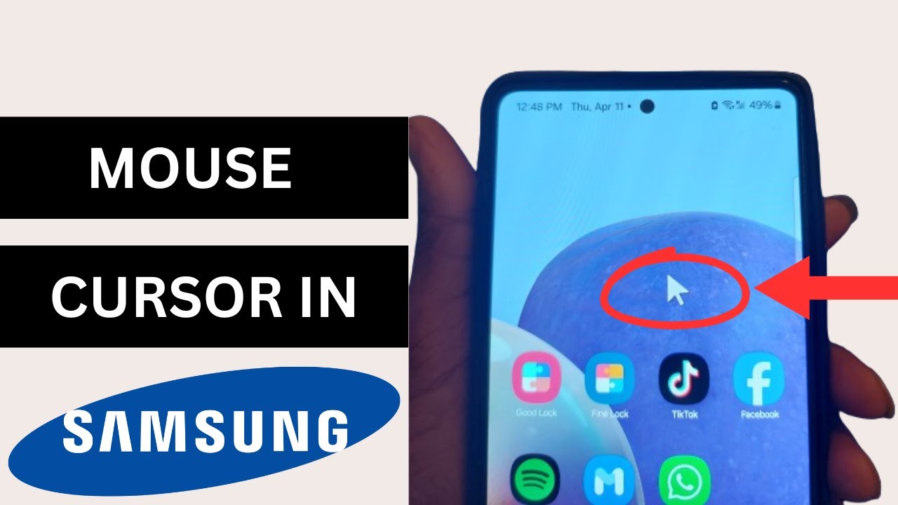 How to Enable Mouse Cursor on Samsung - YouTube