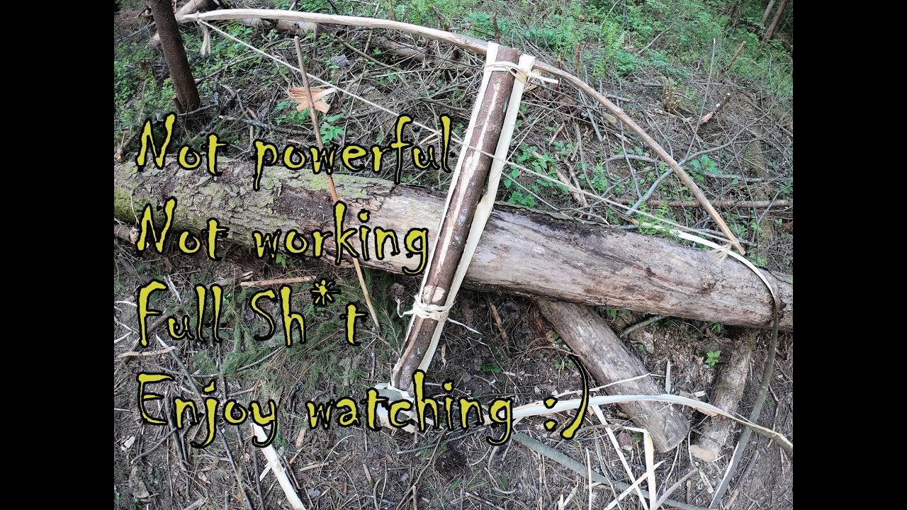 Primitive Technology: Useless Crossbow 🤮 - YouTube