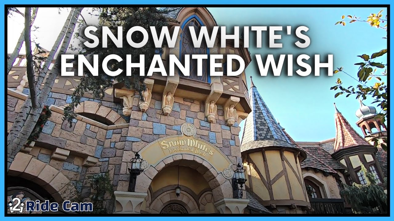 Snow White's Enchanted Wish | i2i FULL RIDE CAM | Disneyland - YouTube