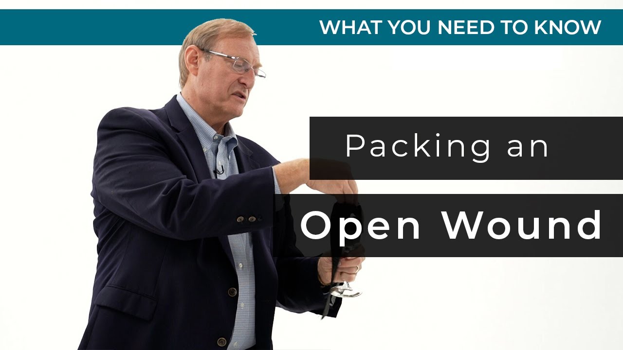 Packing an Open Wound - YouTube