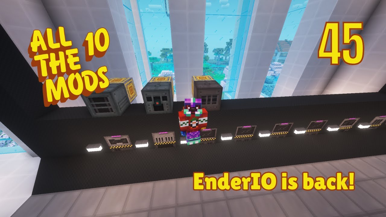 Starting EnderIO in All The Mods 10! - YouTube