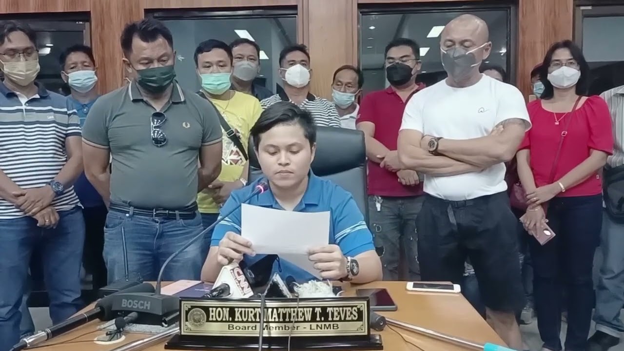 Public Apology of BM Kurt Matthew Teves - YouTube