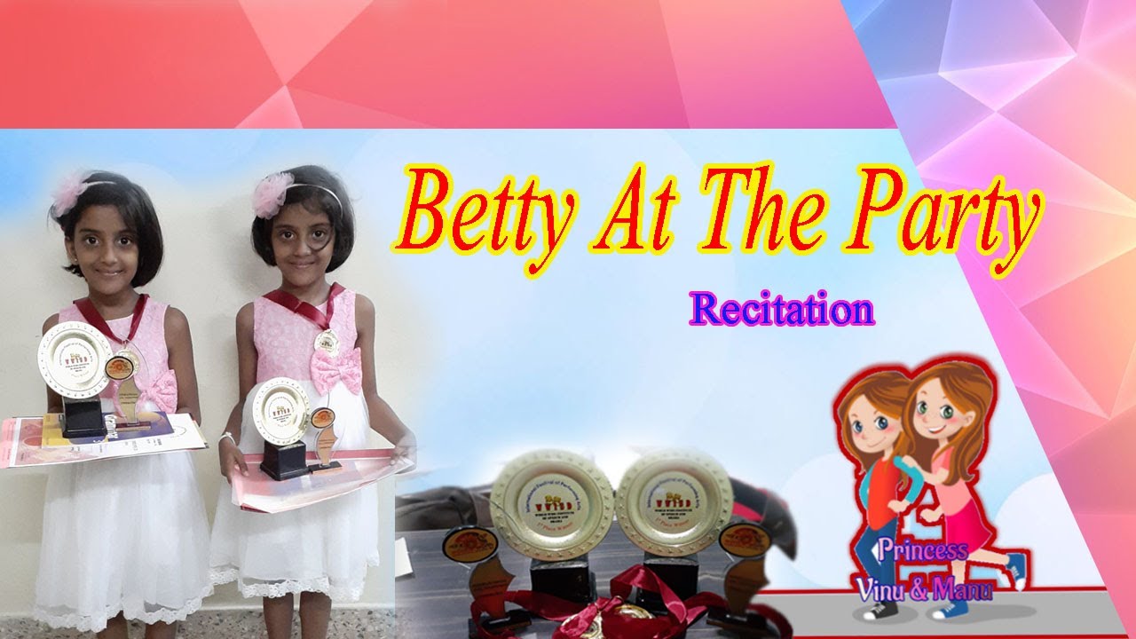 Betty At The party Poem | Vinu & Manu - YouTube