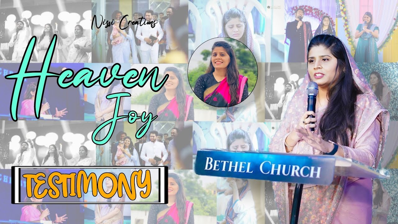 Sis Heaven Joy Official Testimony Sis Heaven Joy Bethel Church New