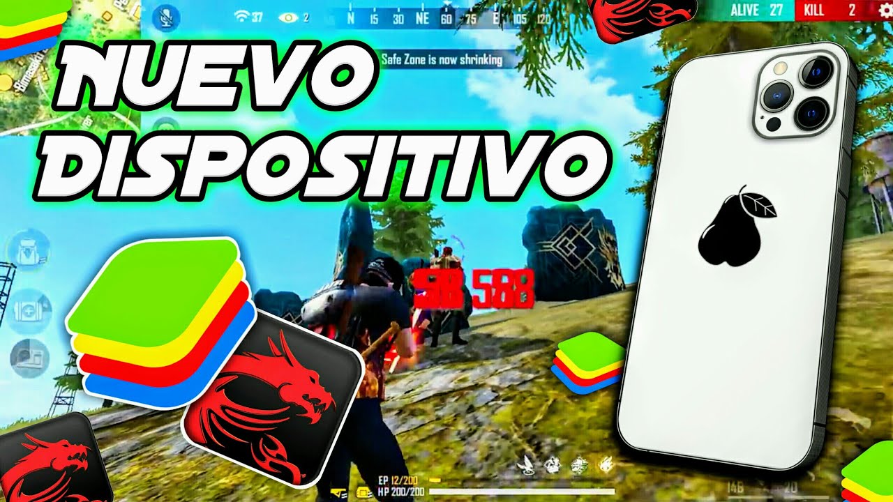 NUEVO DISPOSITIVO Para BLUESTACKS Y MSI || IPHONE || CON SENSIBILIDAD ...