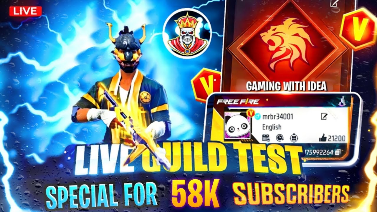 Free Fire Guild Test live 😍 | Free fire full map guild test 🤓 | gaming ...